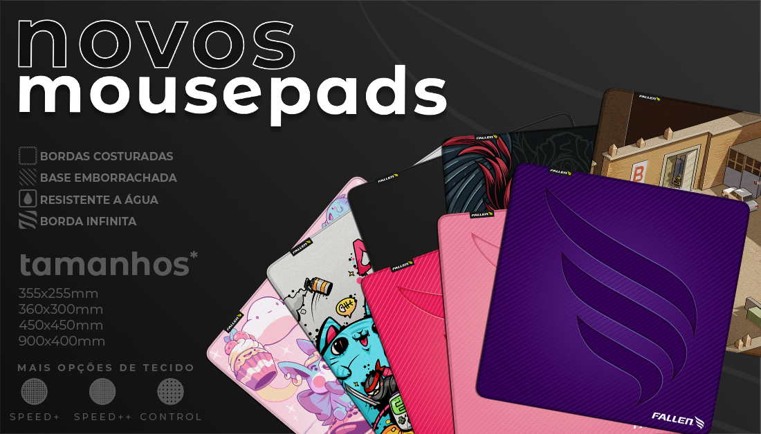 Fallen lança coleção de Mousepads 2020 — Acesso GEEK